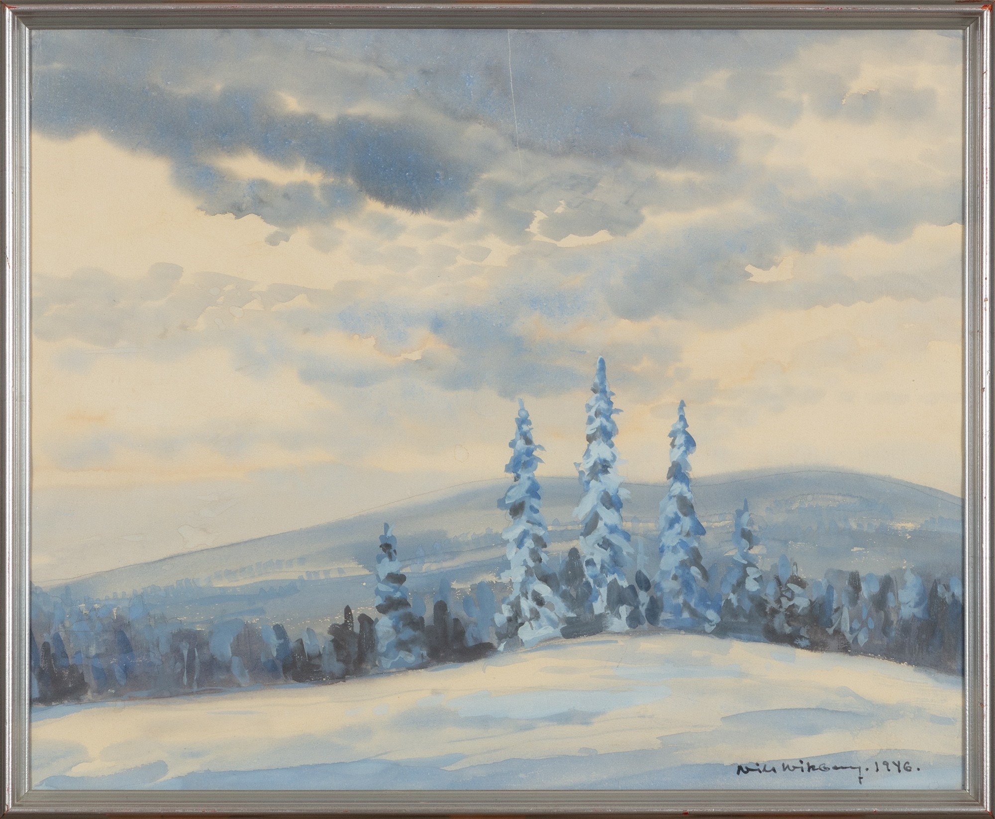 Nils Wikberg | Landscape (1946) | MutualArt