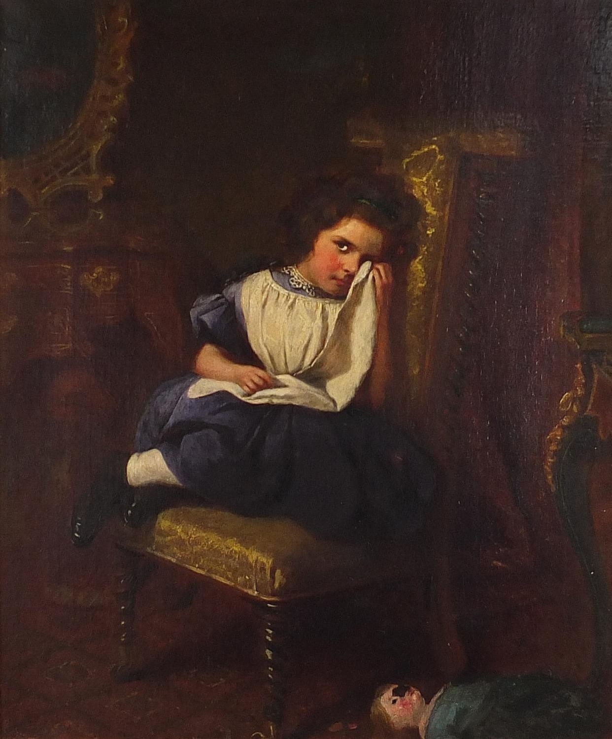 Woman Crying Painting