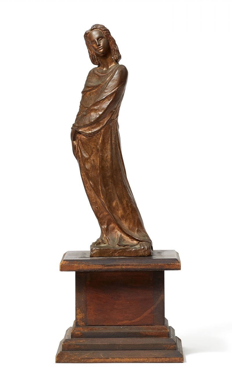Victor Rousseau | A bronze figure “Tanagra” (1920s) | MutualArt