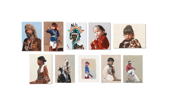 Larry Riley | Preparing for the Dance (1988) | MutualArt