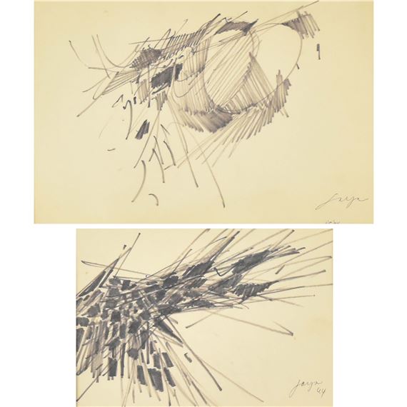 José Joya | Abstract Study (1964) | MutualArt