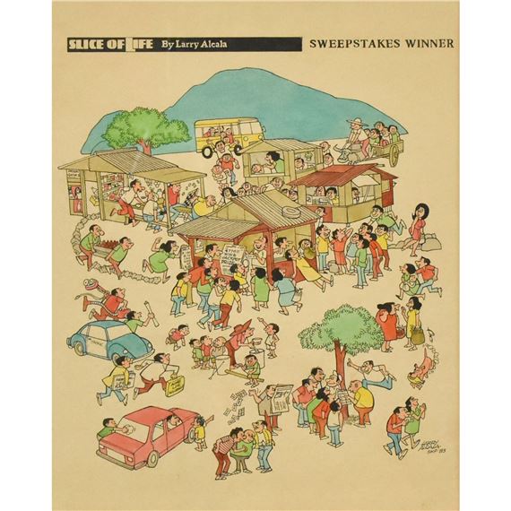 Larry Alcala | Sweepstake Winner (Slice of Life) (1983) | MutualArt