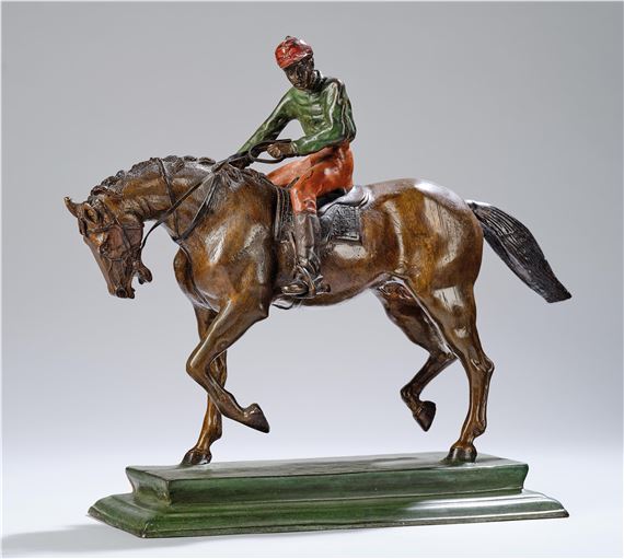 Franz Xaver Bergmann | a jockey on its horse | MutualArt