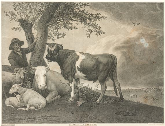 Georg Sigmund Facius | The Cow-Herd | MutualArt