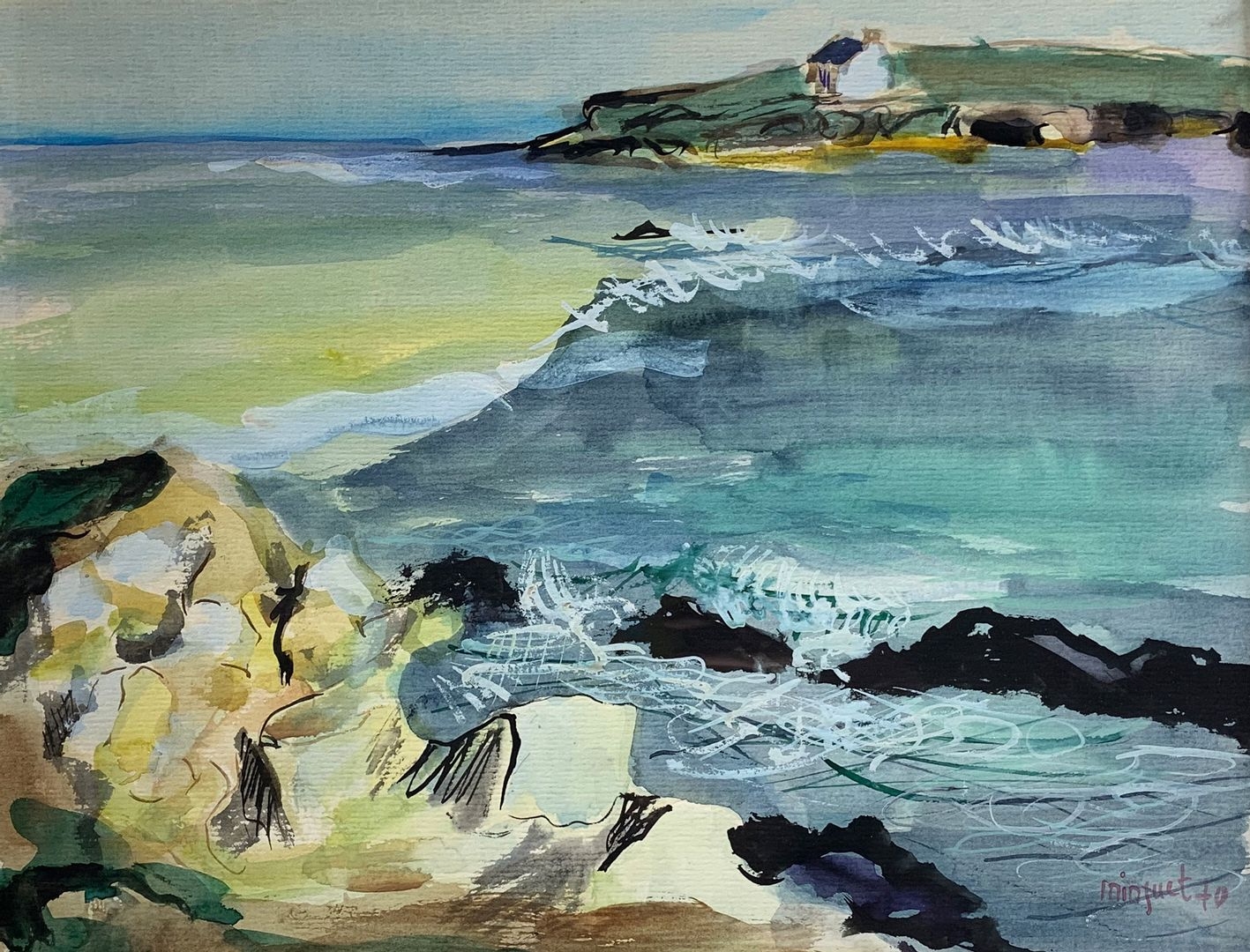 Alexandre Minguet | Bord de mer (1970) | MutualArt