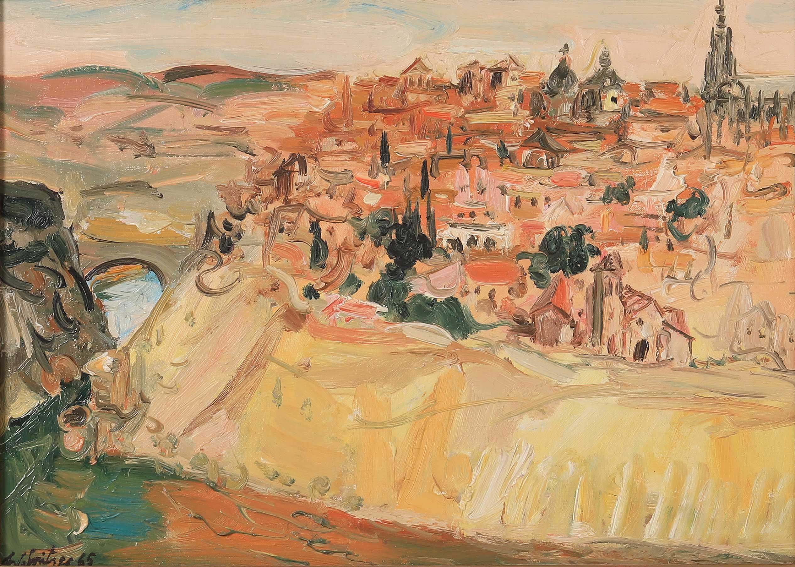 Walter Spitzer | Paysage (1965) | MutualArt