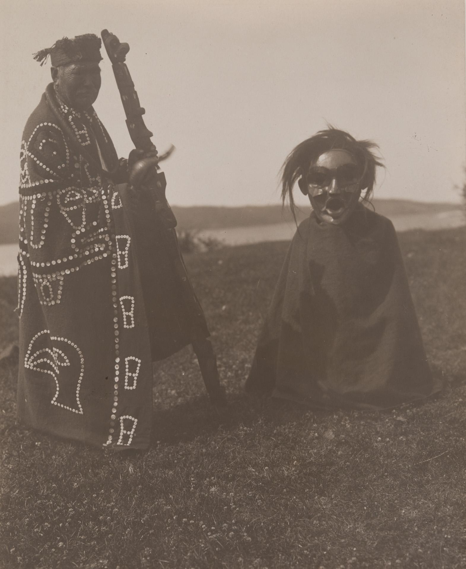 Edward S. Curtis | Hamasaka in Tluwulahu Costume and Tsunukwalahl ...