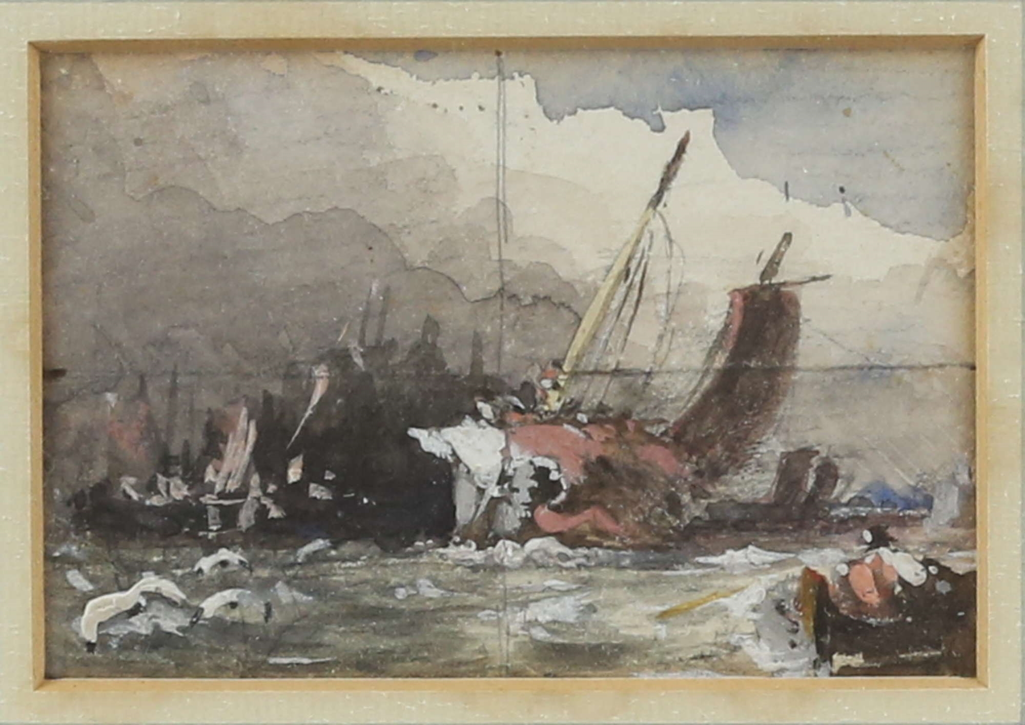 John Crampton | Fishing boats on the beach | MutualArt