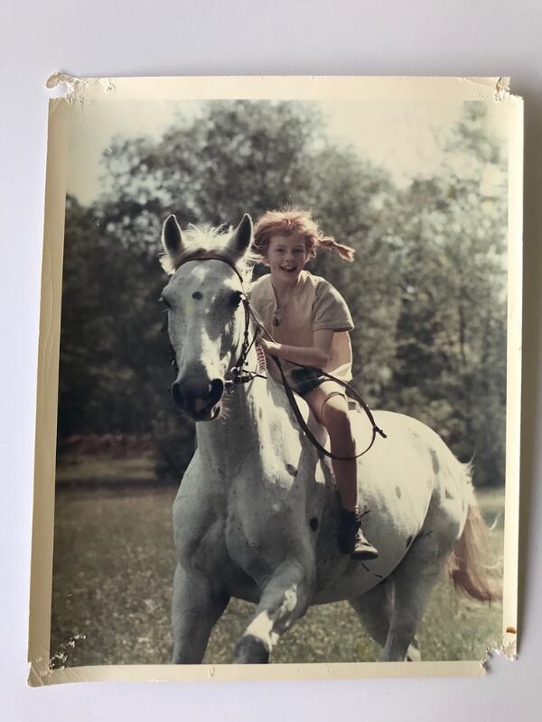 Astrid Lindgren | Collection of five colour photographs/movie stills ...