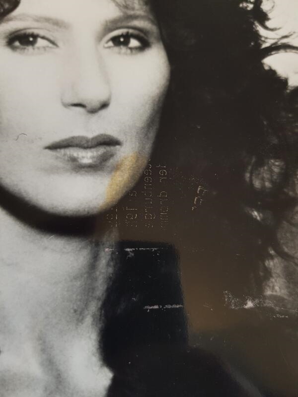 Unknown | An original b/w promotional photograph of the American singer ...