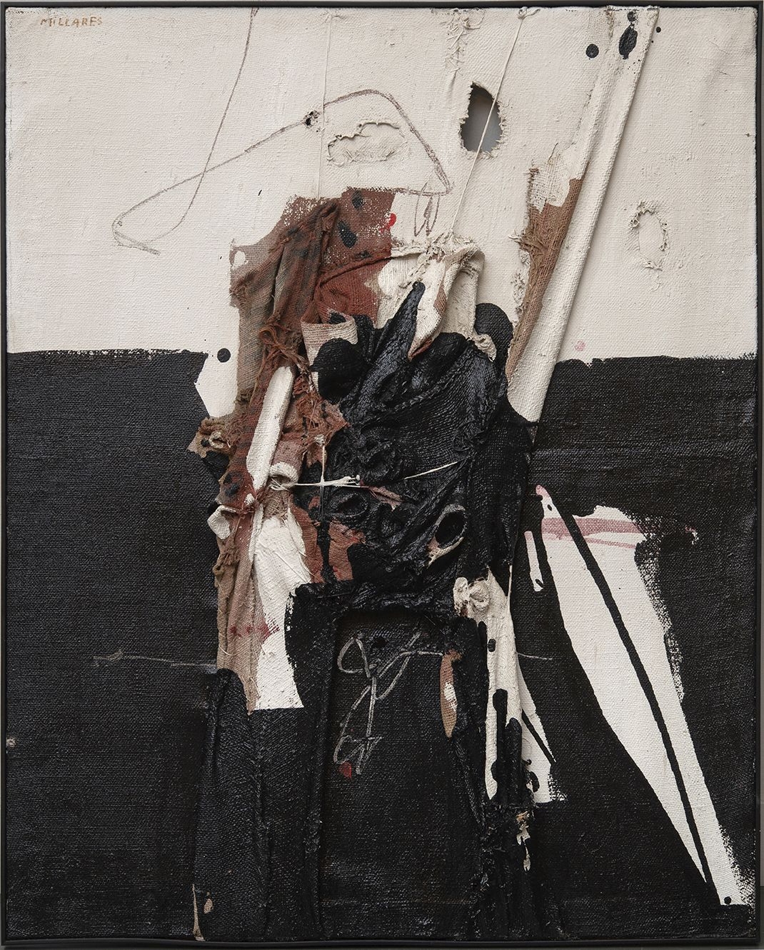 Manolo Millares | Homúnculo (1967) | MutualArt