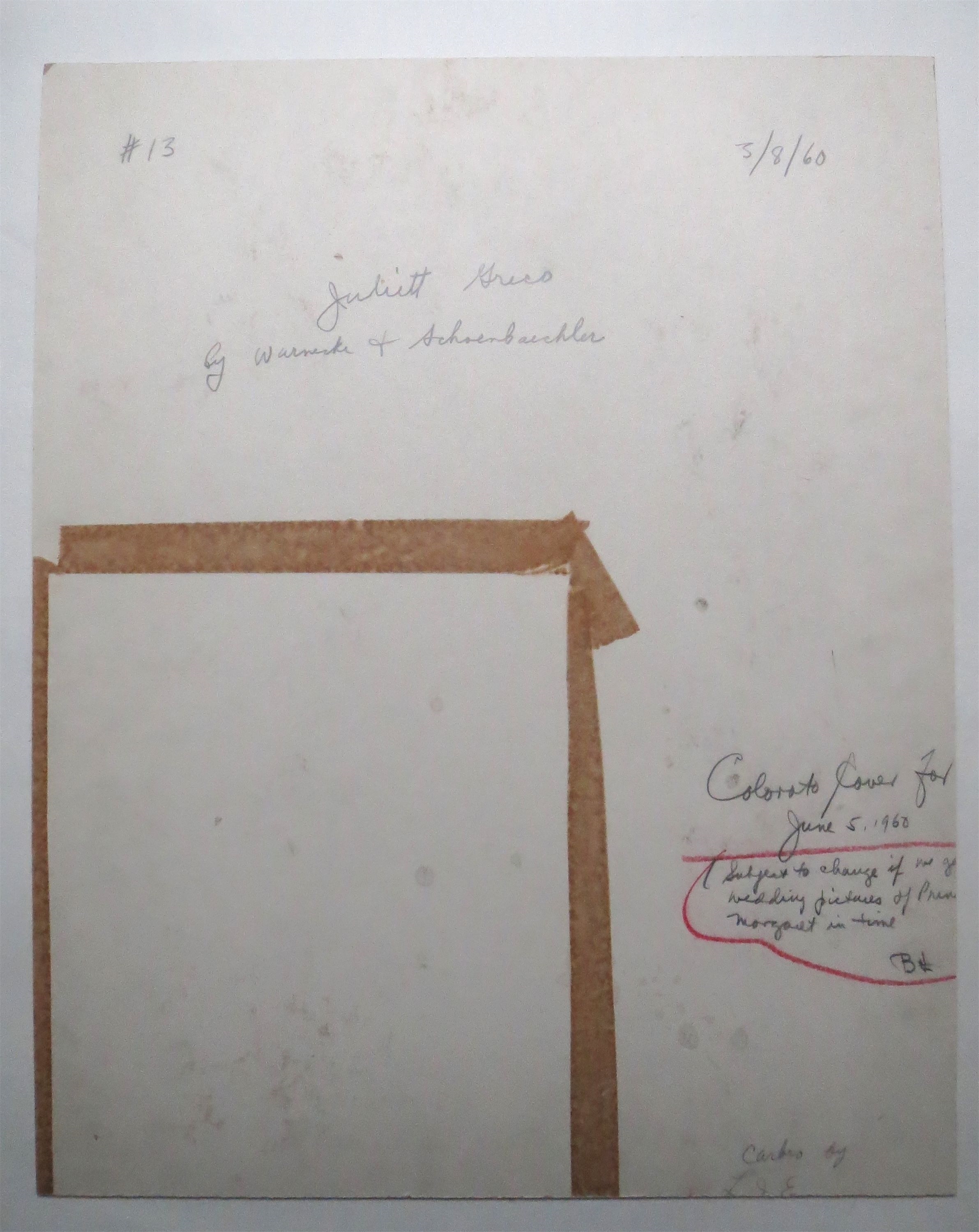 Harry Warnecke | Juliette Gréco. (1960) | MutualArt