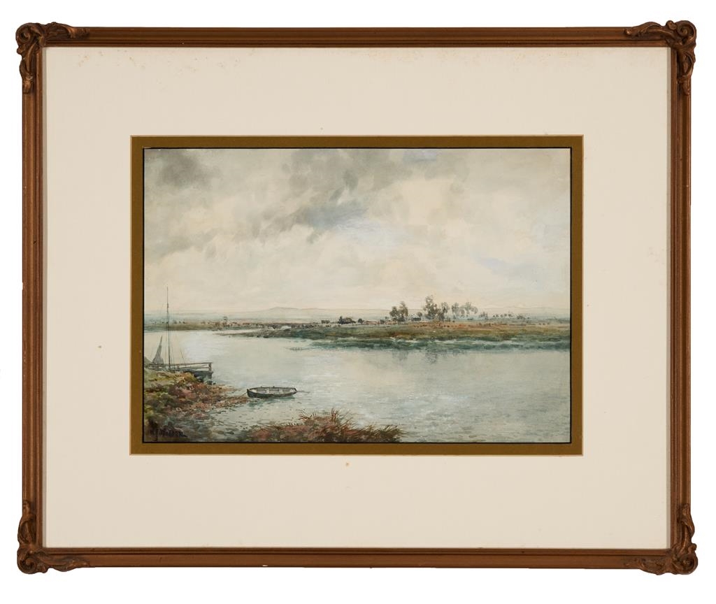 William Joseph Wadham | Settlement by the River | MutualArt