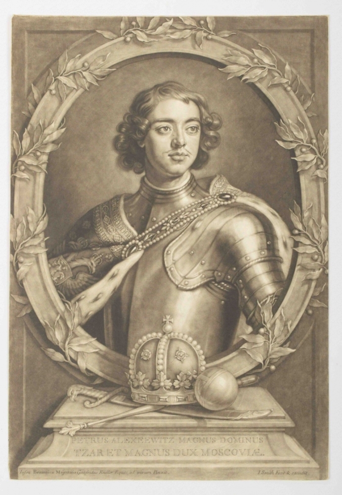 Godfrey Kneller | Portrait of Peter the Great (1698) | MutualArt