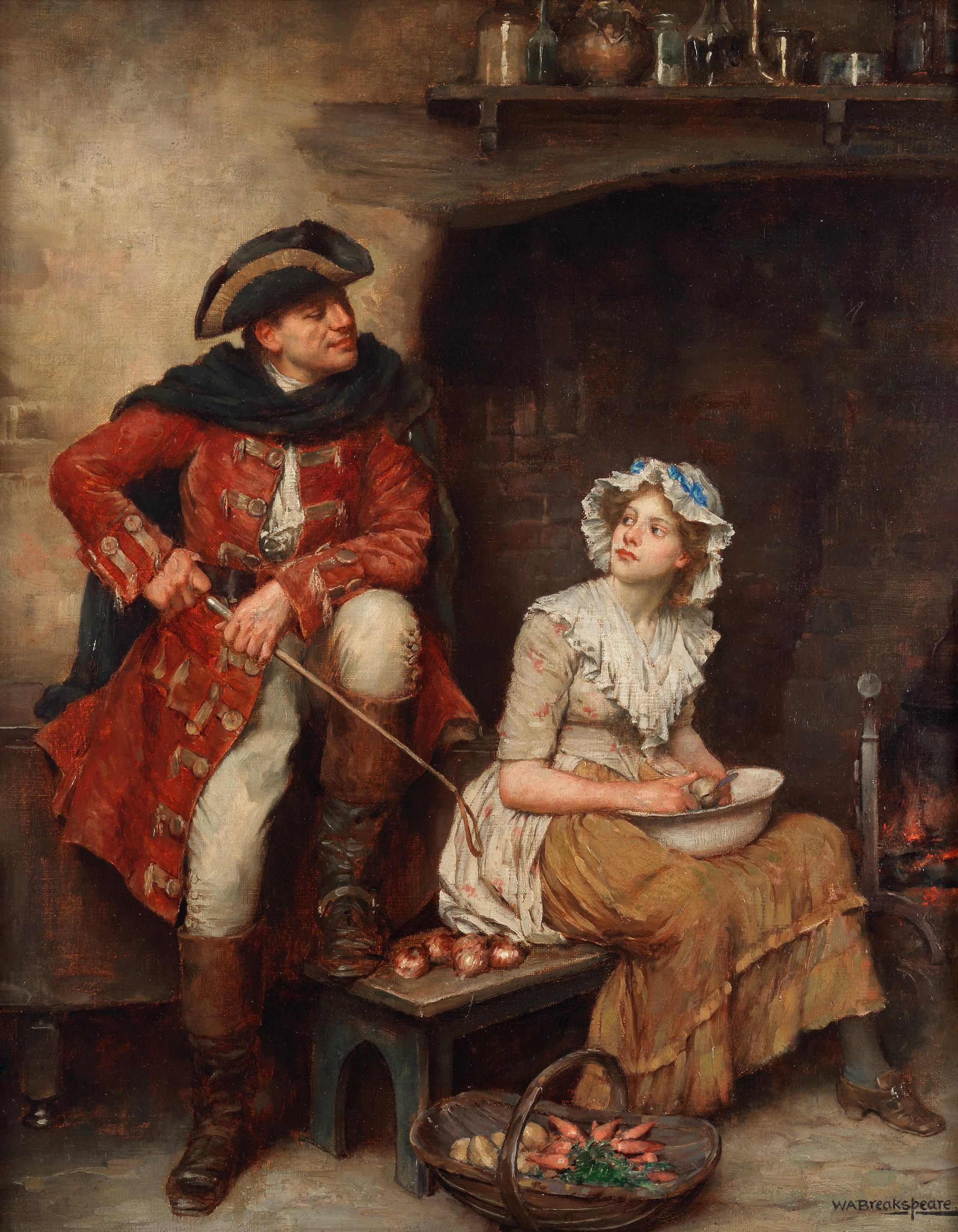 William A. Breakspeare | A kitchen courtship | MutualArt