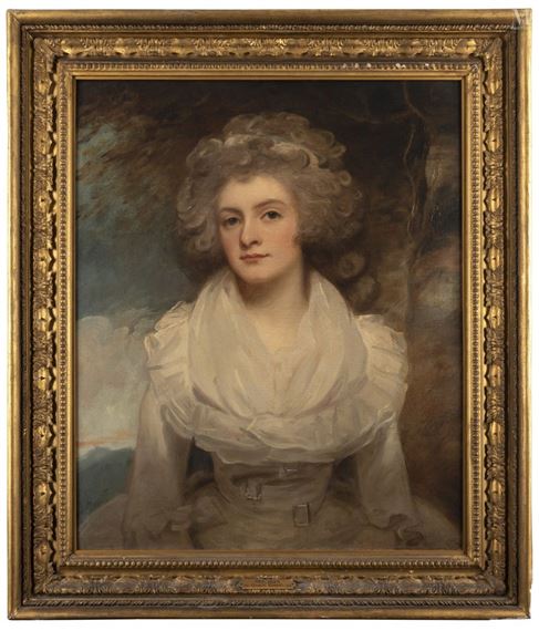 George Romney | PORTRAIT DE MADAME HENRIETTA GLYN (1789) | MutualArt