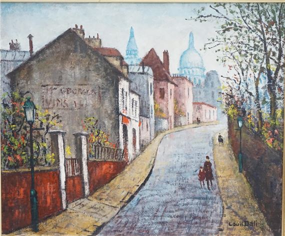 Louis Dali | Paris Street Scene | MutualArt