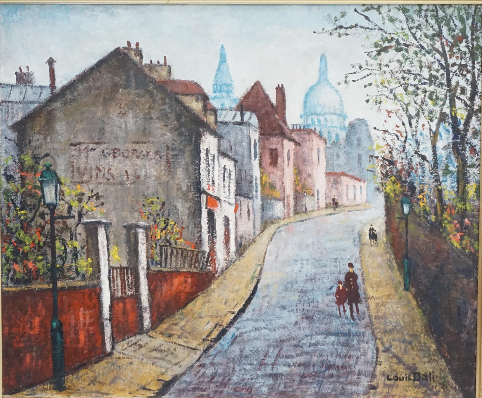 Louis Dali | Paris Street Scene | MutualArt