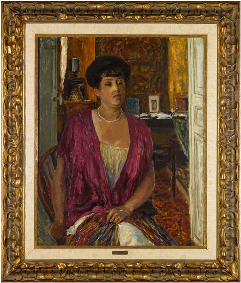 Pierre Bonnard | Madame Claude Anet ou Femme dans un intérieur (1910 ...