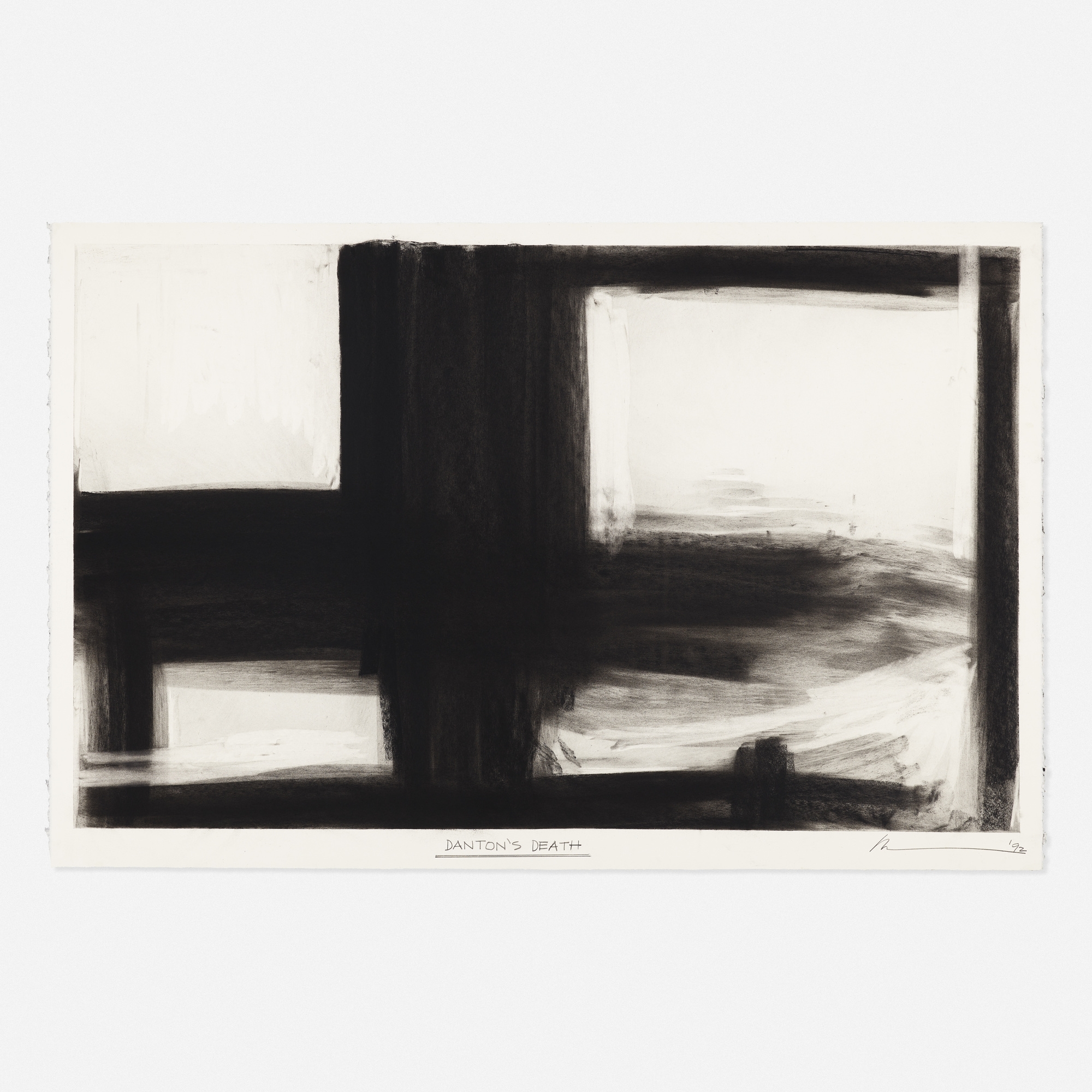 Robert Wilson | Drawing from Danton’s Death (1992) | MutualArt