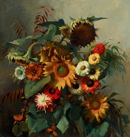 Hans Strobl | Prachtvoller Sommerblumenstrauß | MutualArt