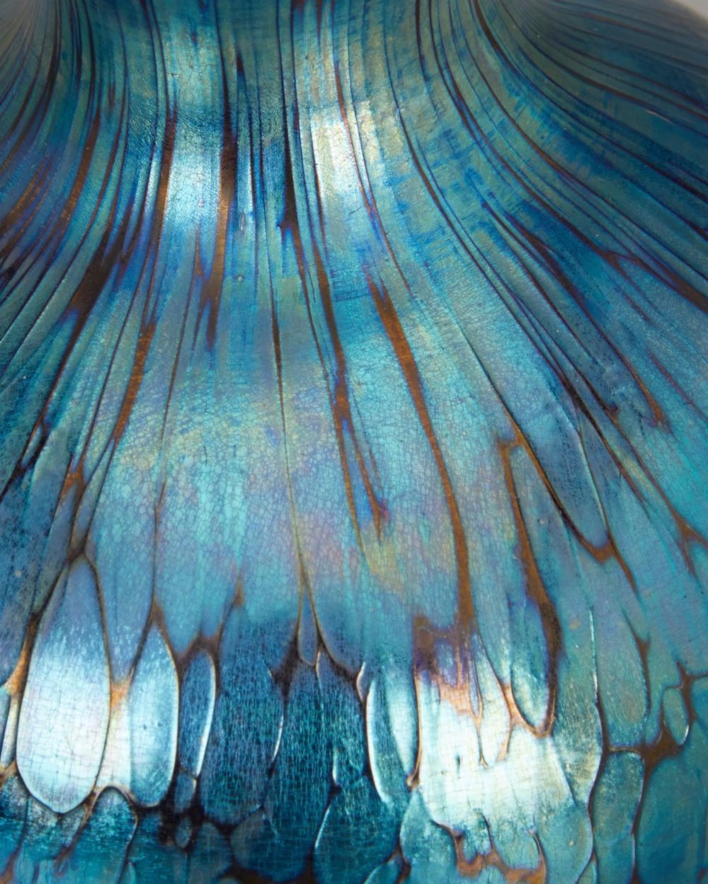 Loetz | Two Loetz-style art glass vases | MutualArt