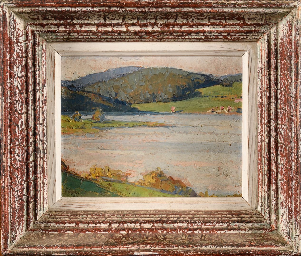 Robert Fernier | The lake of Saint-Point, Jura (1958) | MutualArt