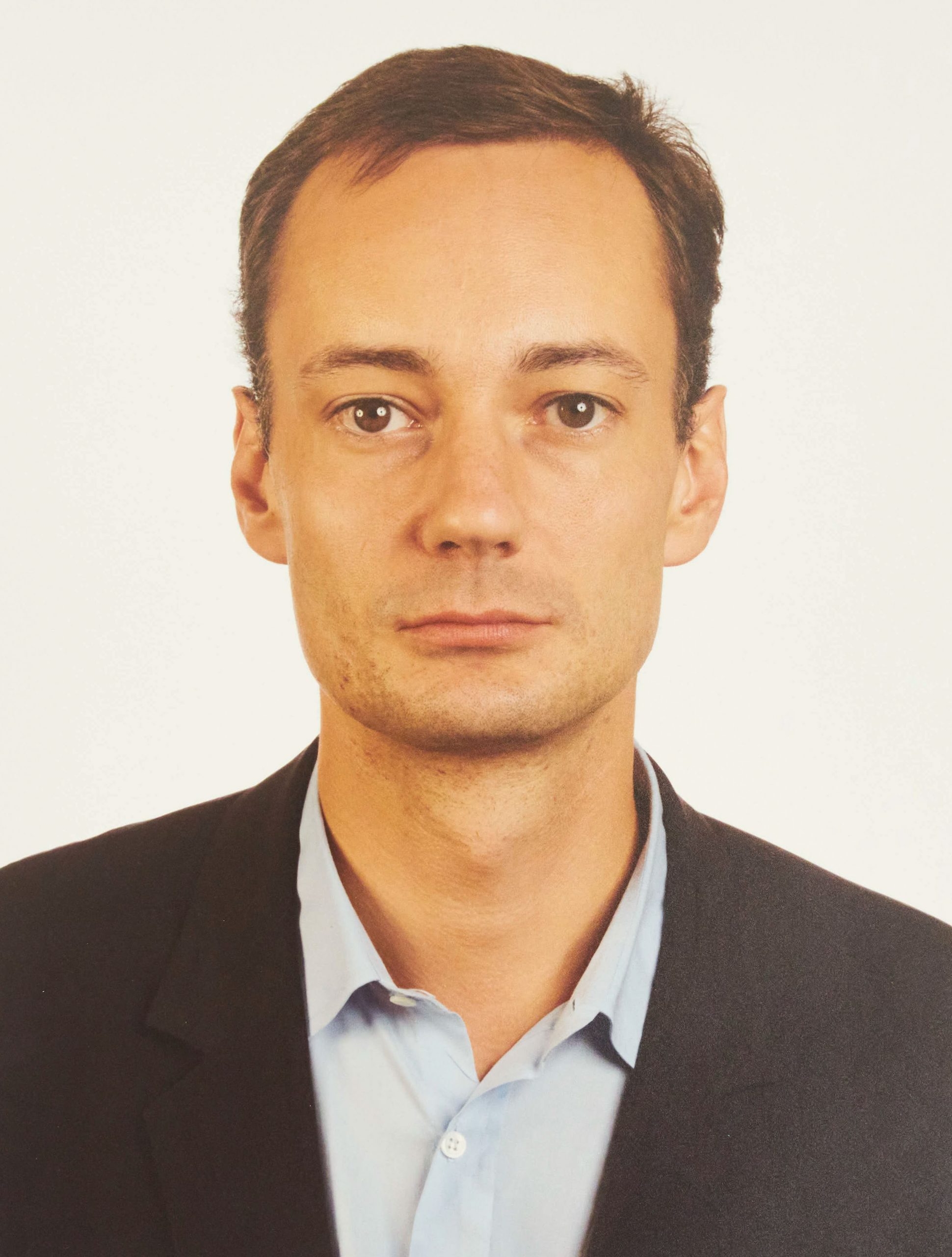 Thomas Ruff | Portrait of Josef Strau (Brown Eyes) (1990) | MutualArt
