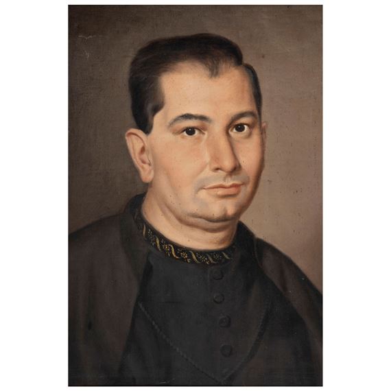 Felipe Santiago Gutiérrez | RETRATO DE CLÉRIGO (1882) | MutualArt