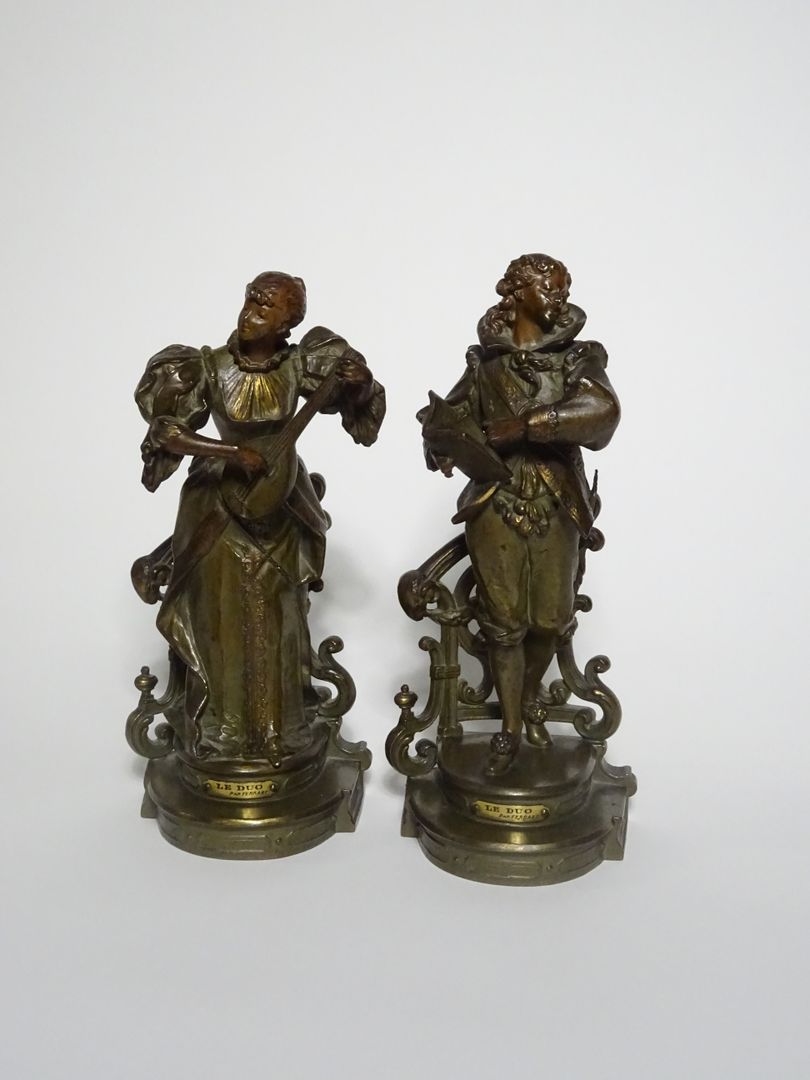 Ernest Justin Ferrand | The duo of musicians | MutualArt