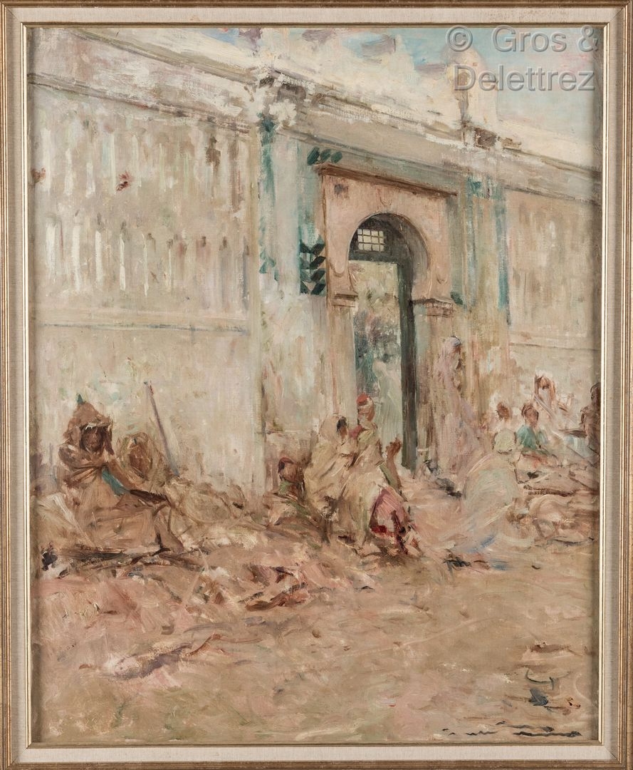 Georges Gasté | Door of the Mausoleum of Sidi Abderrahmane, Algiers (1898) | MutualArt