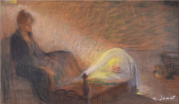 Henri Jamet | Mère et son enfant | MutualArt