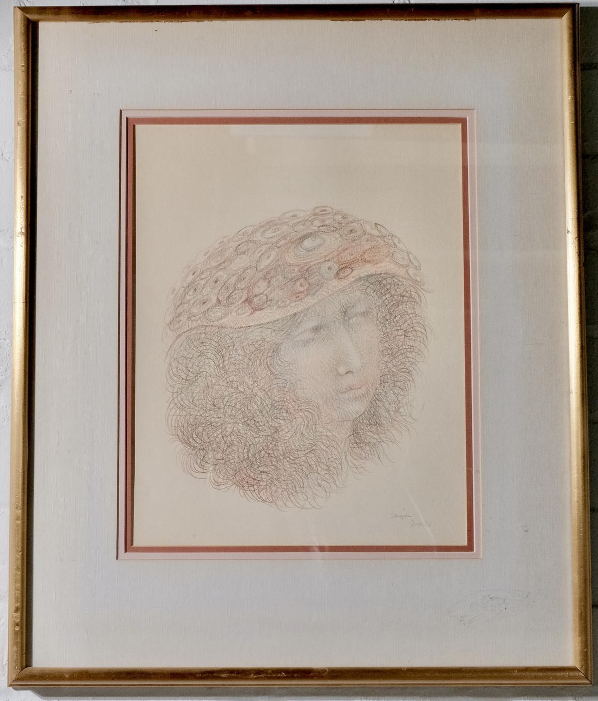 Gary Peter Slipper | Girl with Hat | MutualArt
