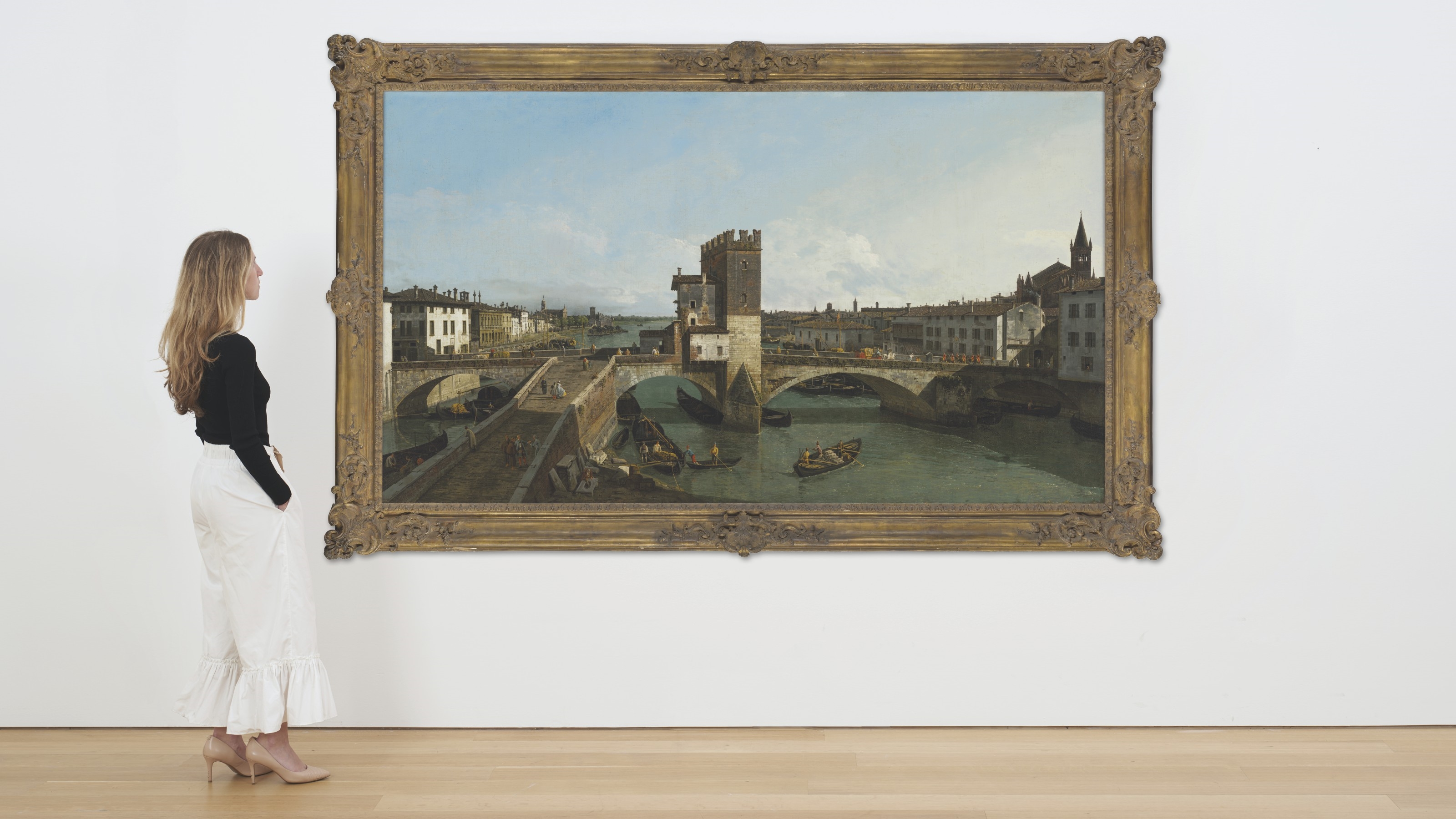 Bernardo Bellotto | View of Verona with the Ponte delle Navi (1745 ...