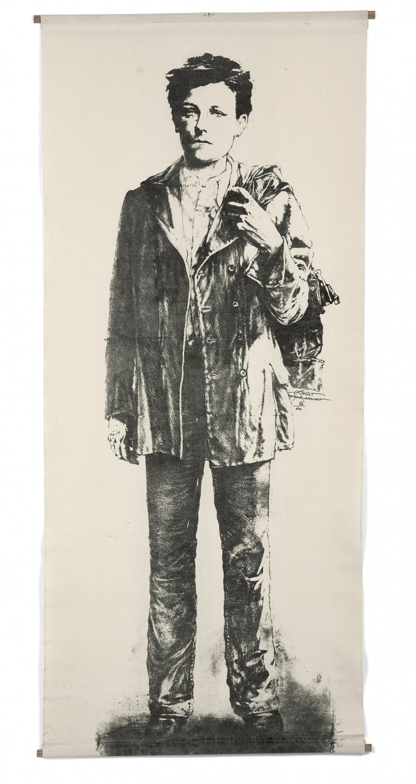 Ernest Pignon | Arthur Rimbaud (1978) | MutualArt