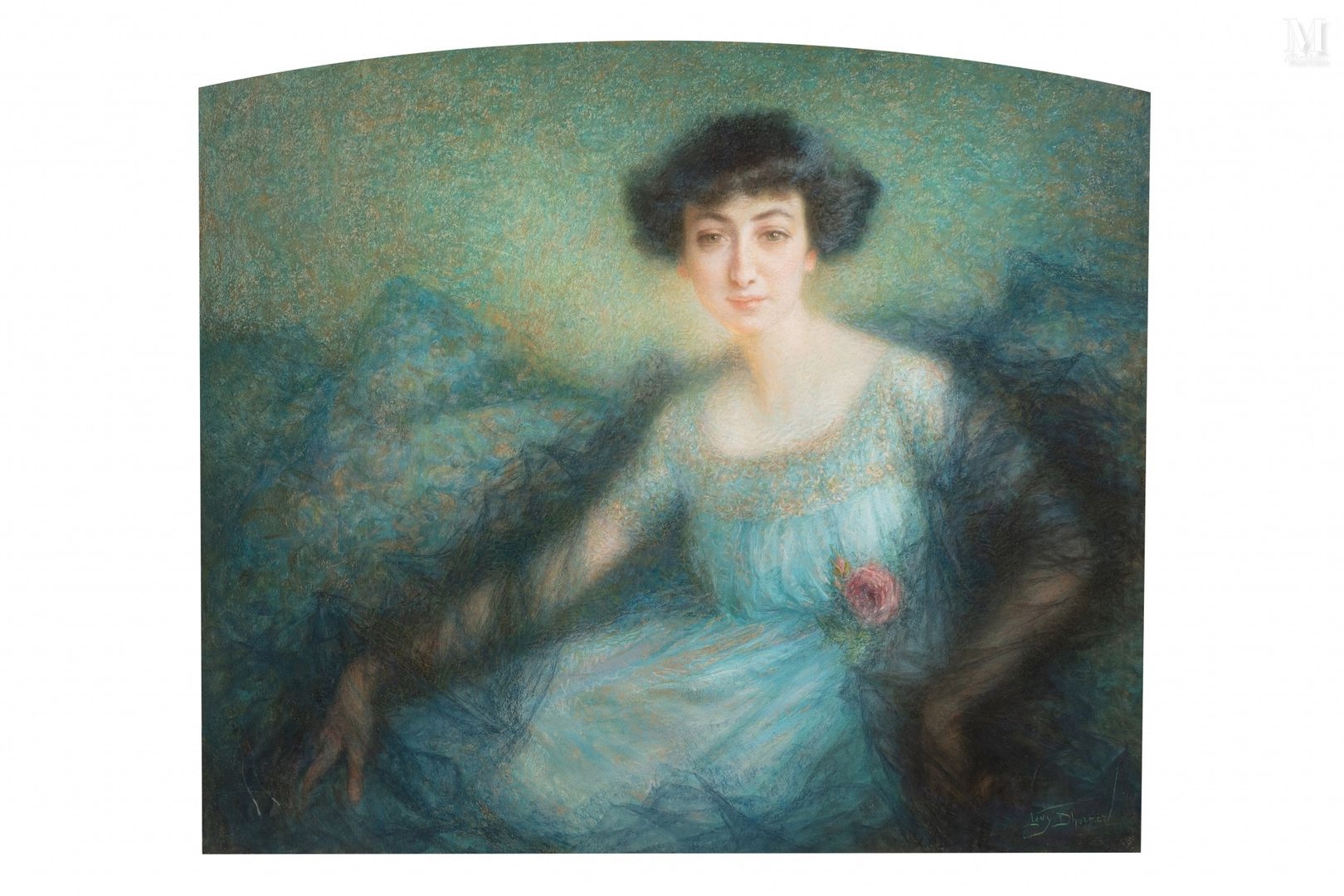 Lucien Lévy-Dhurmer | Sérénade au clair de lune - Venise | MutualArt