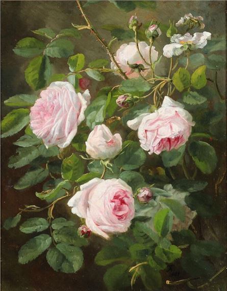 Anthonore Christensen | Rose bush (1884) | MutualArt