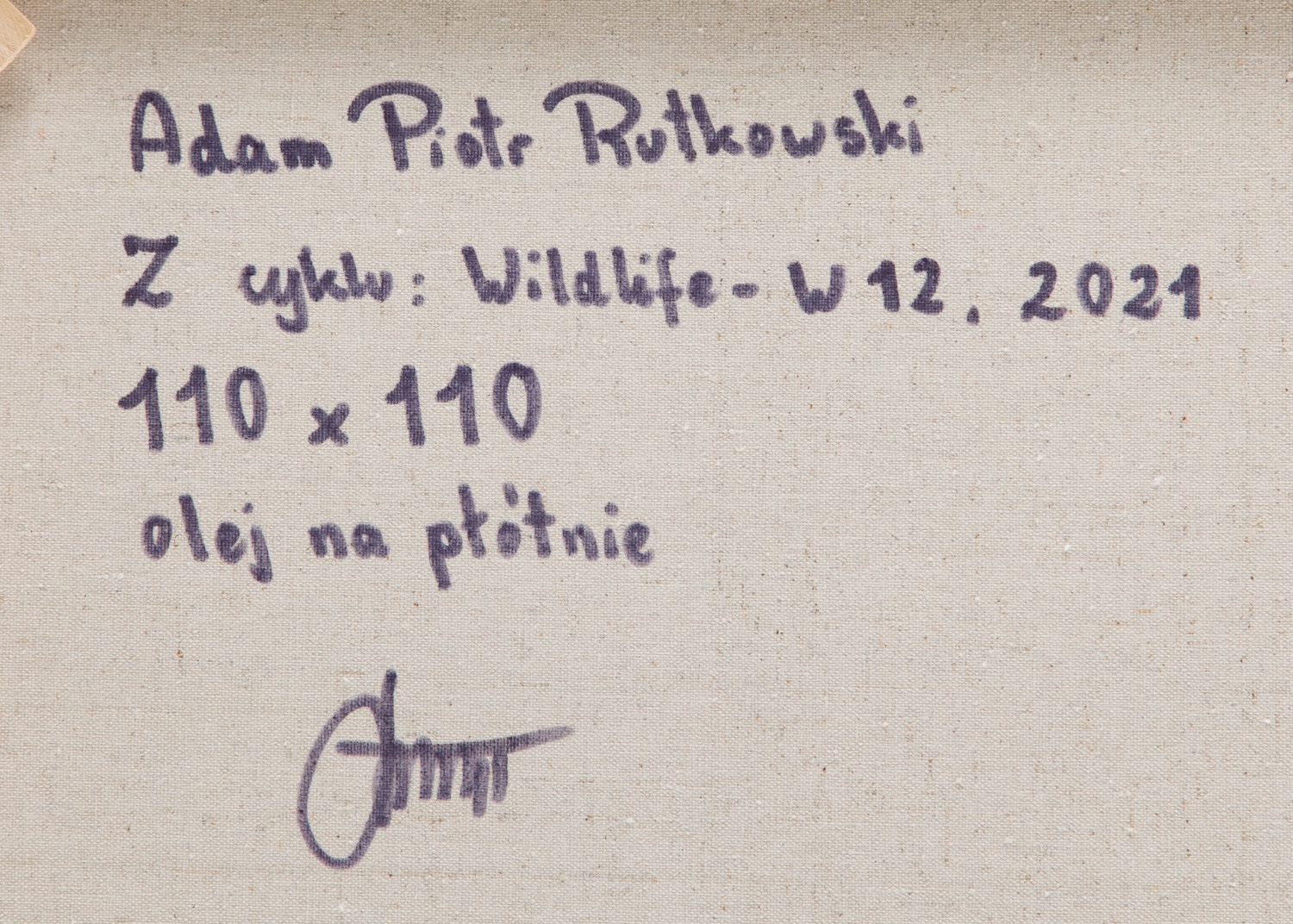 Adam Rutkowski | Z cyklu 'Wildlife' (2021) | MutualArt