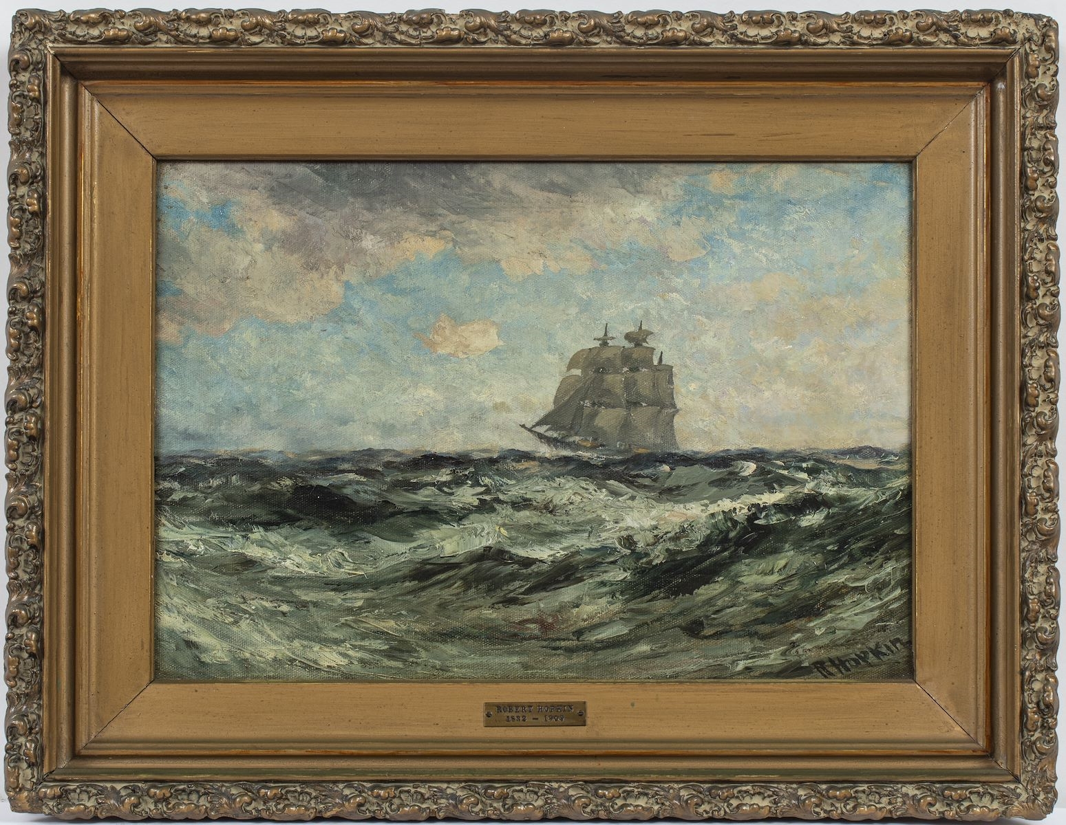 Robert Hopkin | CLIPPER SHIP (Late 19th Century) | MutualArt