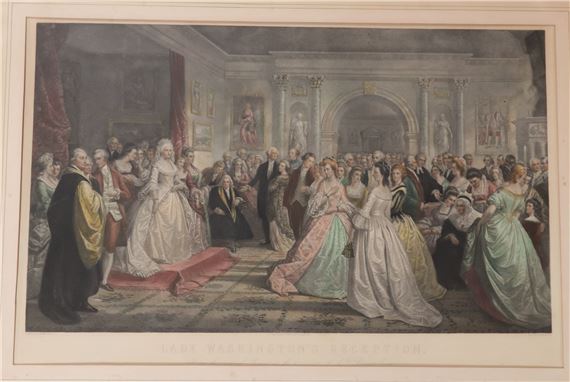 Alexander Hay‏ Ritchie | LADY WASHINGTON'S RECEPTION | MutualArt