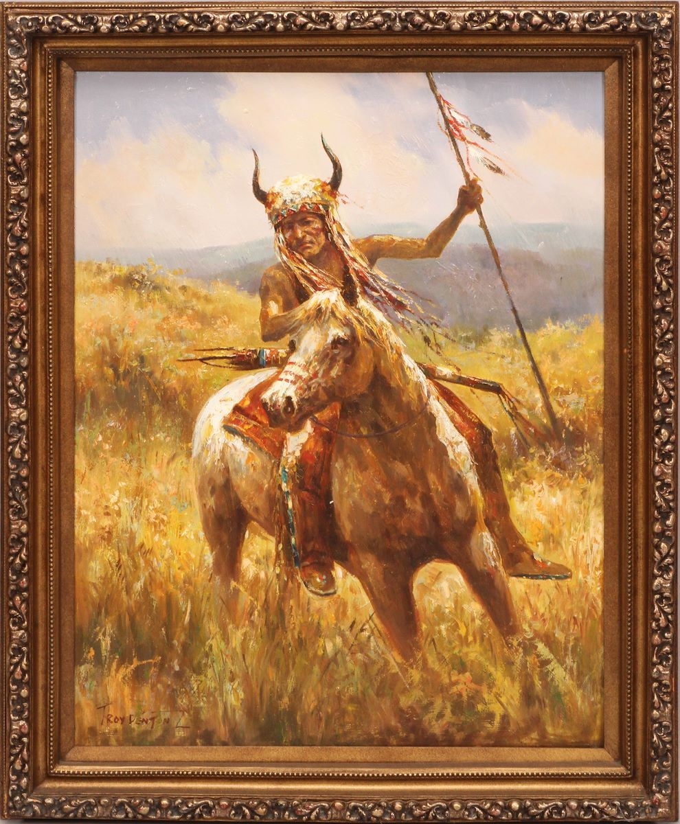 Troy Denton | BRAVE ON HORSEBACK | MutualArt