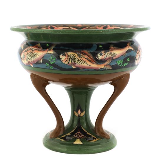 Frederick Hurten Rhead | A Foley 'Intarsio' pottery bowl | MutualArt