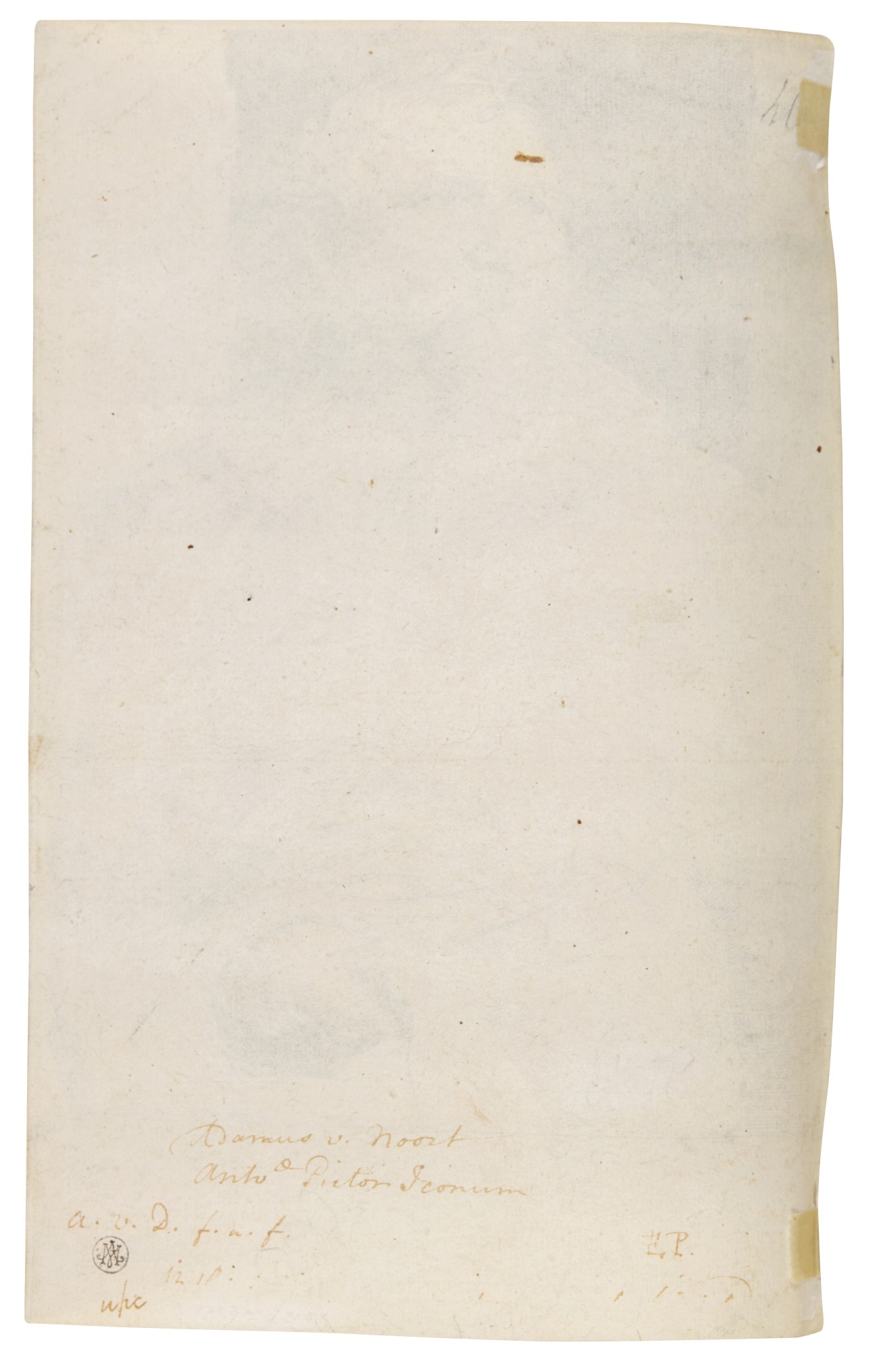 Anthony van Dyck | Adam van Noort (Hollstein, Mauquoy-Hendrickx 8; New ...