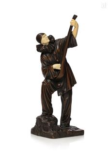 Demetre H. Chiparus | Pierrot à la mandoline | MutualArt