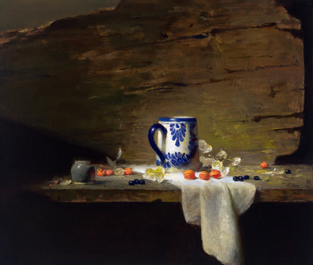 David A. Leffel | Mexican Ceramic with Red Lanterns | MutualArt