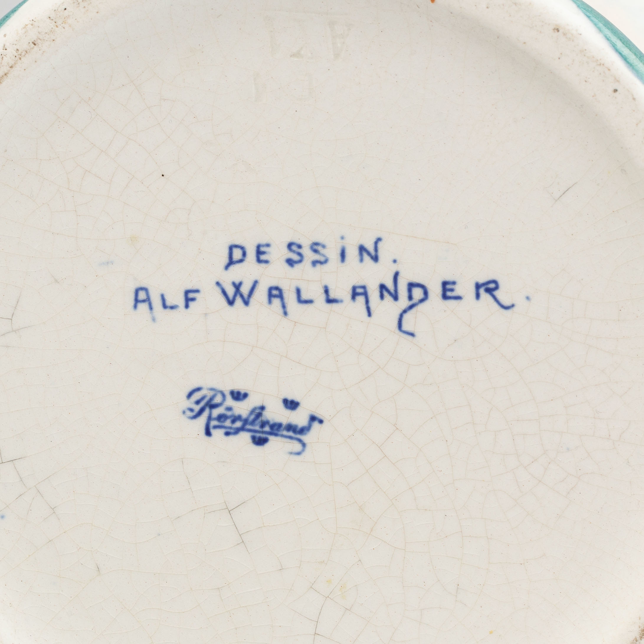 Alf Wallander | an Art Nouveau ceramic vase and box | MutualArt