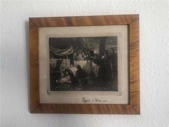 Carl Bloch | The birth of Jesus Christ (1881) | MutualArt