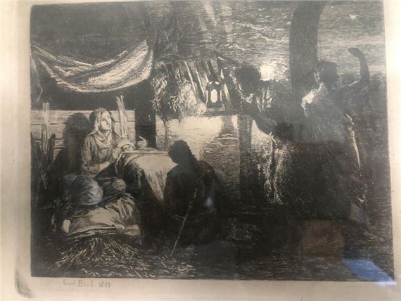 Carl Bloch | The birth of Jesus Christ (1881) | MutualArt