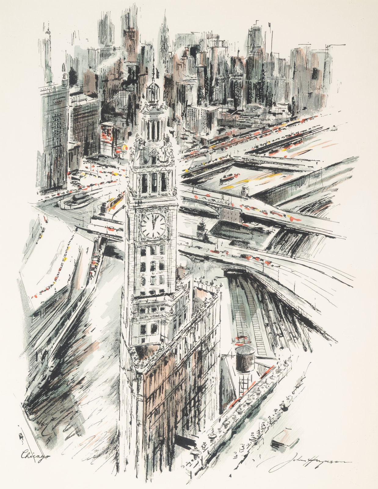 John Haymson | Chicago and Water Tower, Chicago | MutualArt