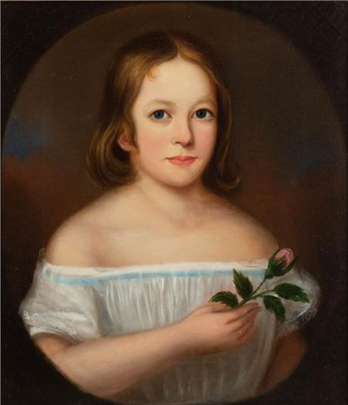 James Hope | PORTRAIT OF A GIRL (Mid 19th Century) | MutualArt